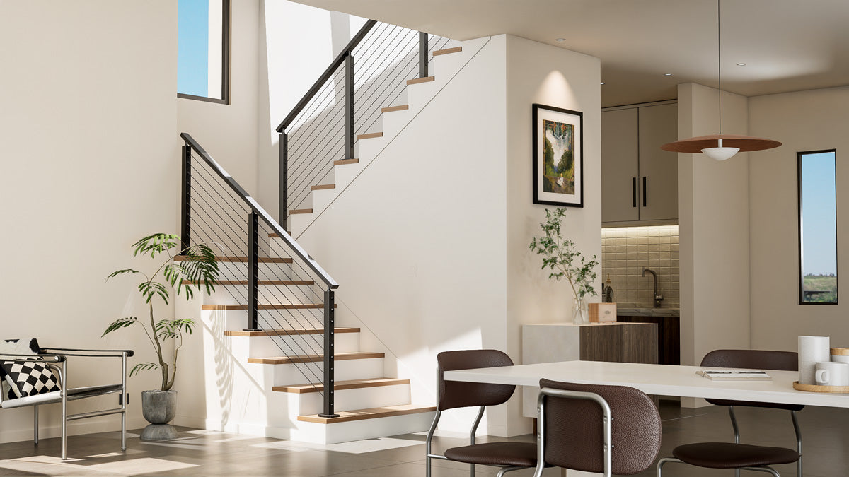 Unobtrusive Cable Porch Railing Ideas by Muzata