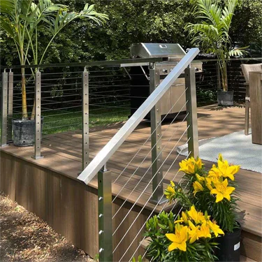 Modern Cable Railing Stairs: Elevate Your Space – Muzata