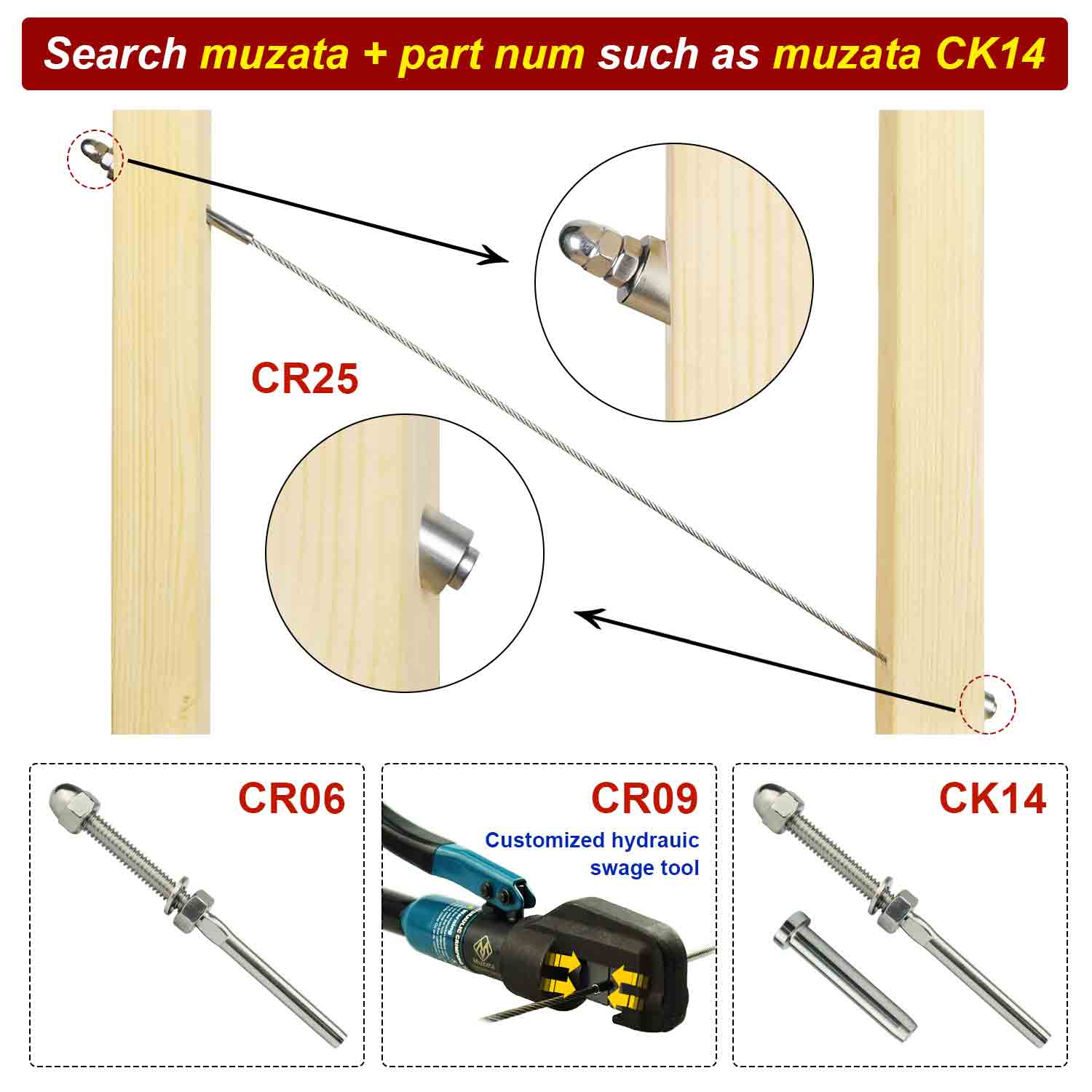 Angle washer for flat posts – Muzata
