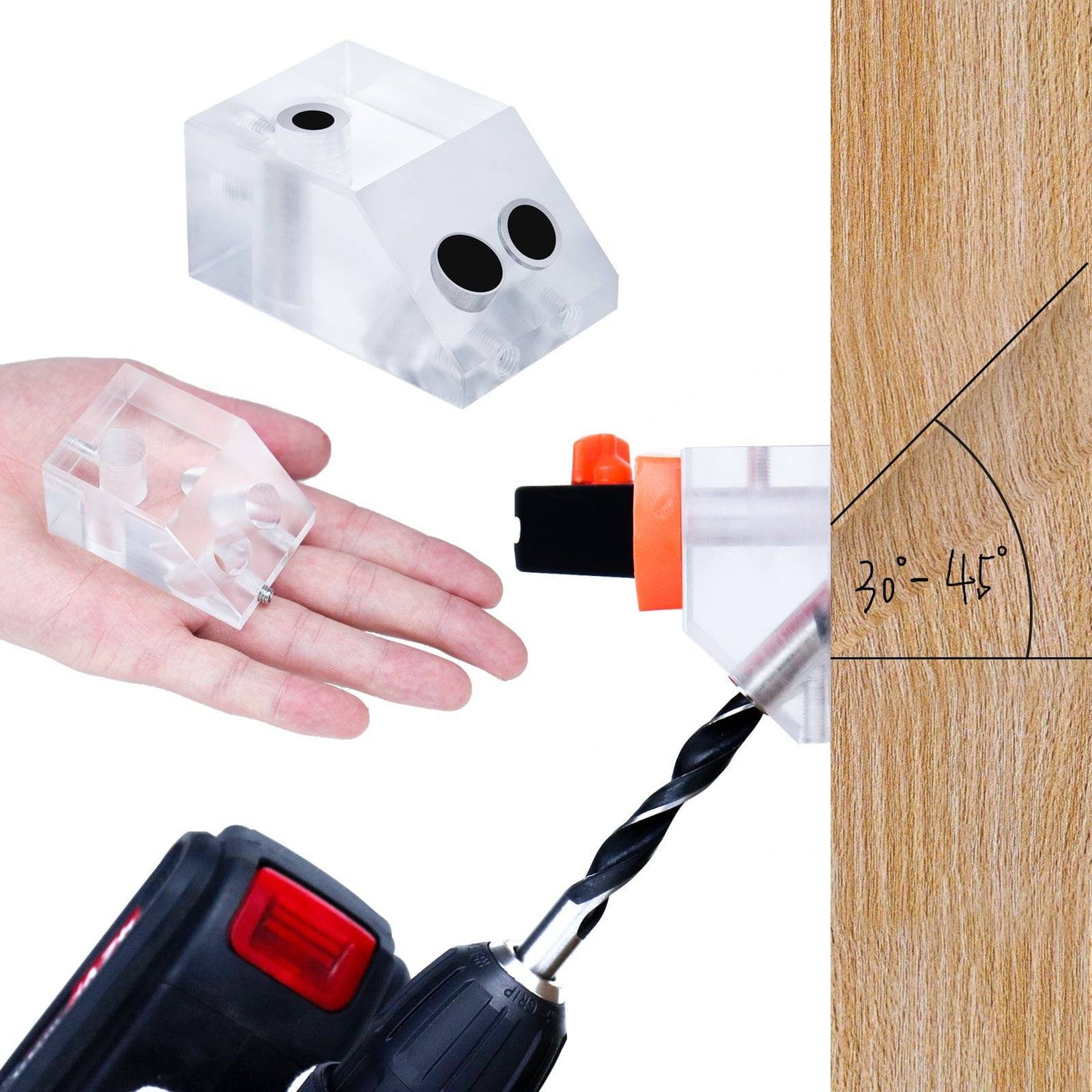 Multi Angle Drill Guide | Muzata Railing