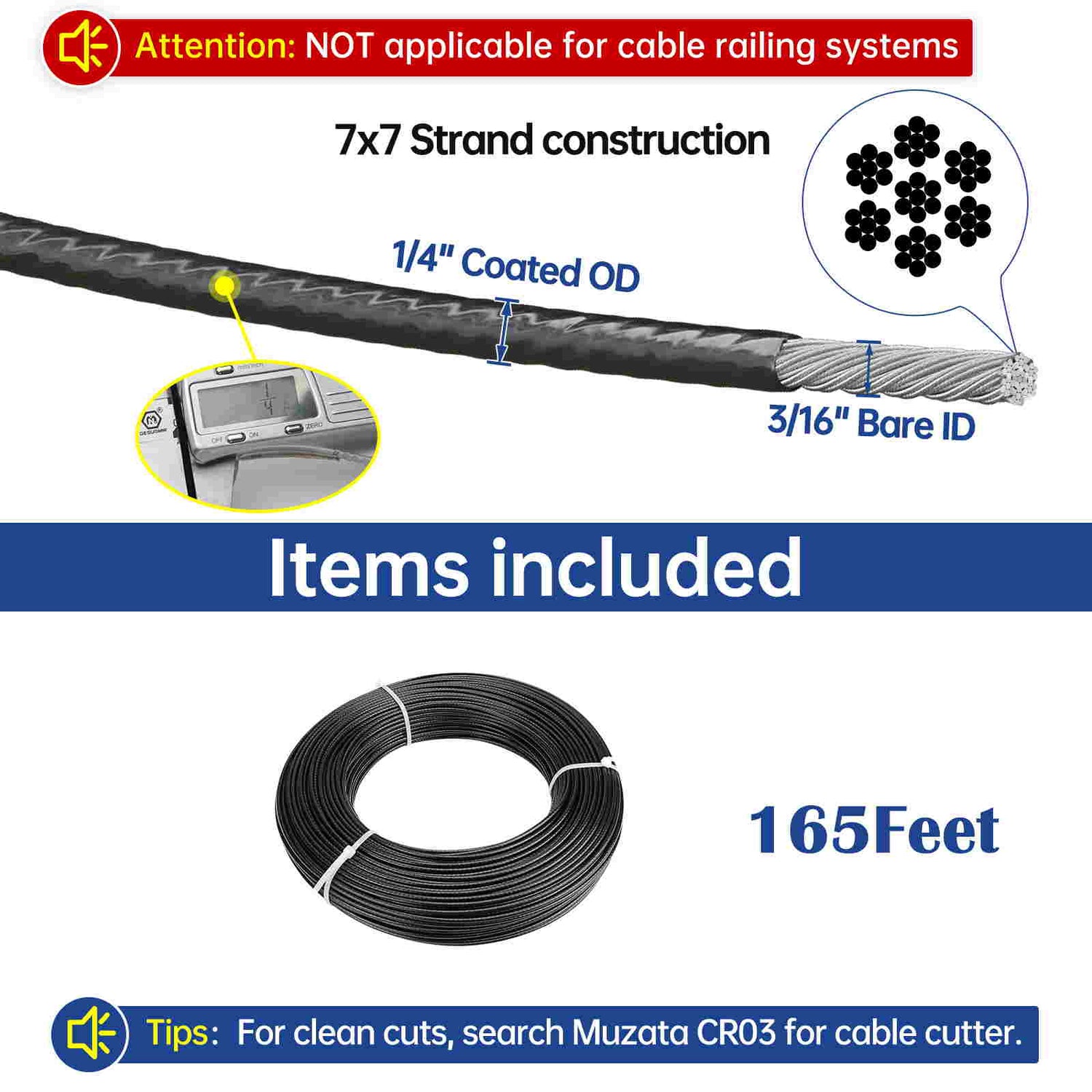 Vinyl coated cables – Muzata