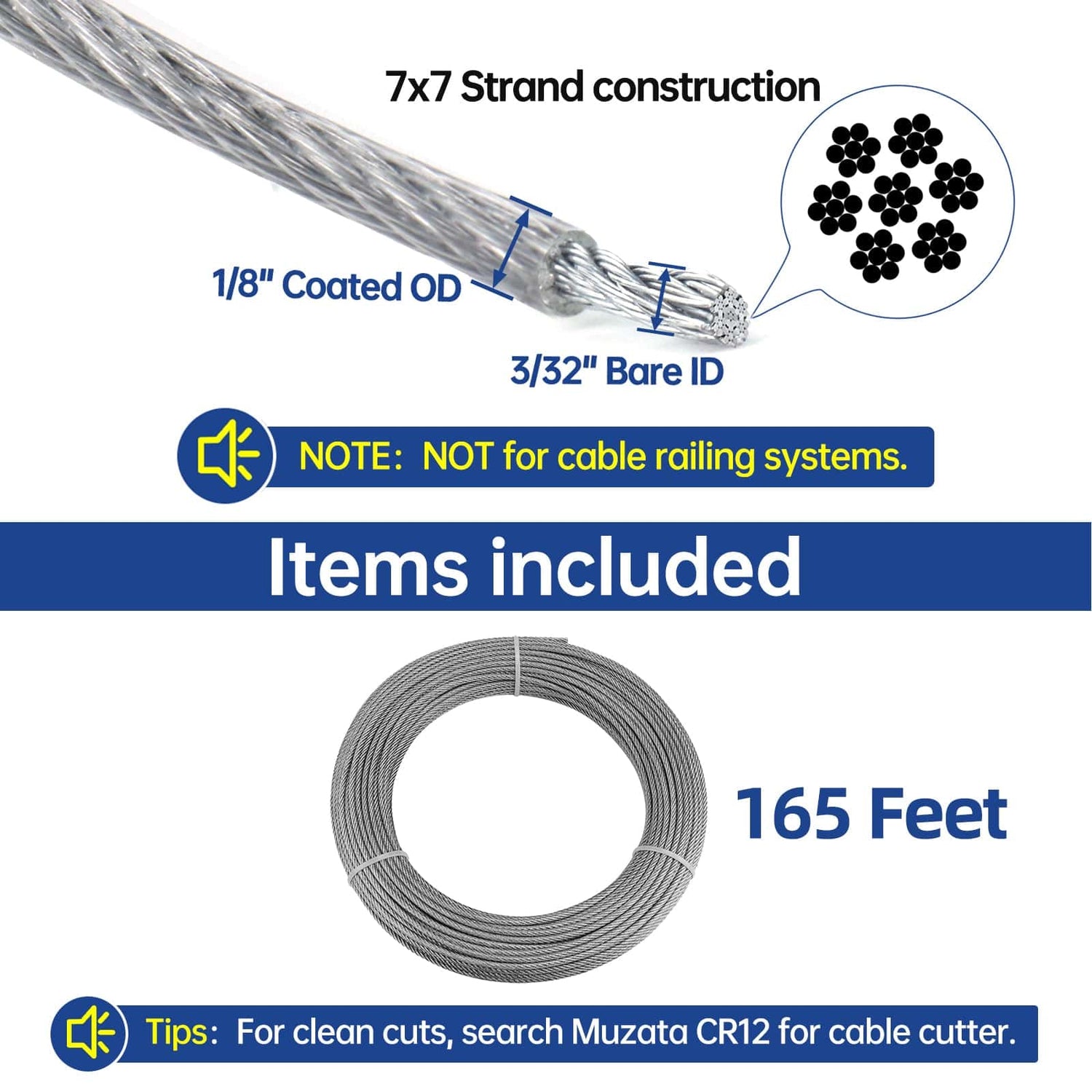 Vinyl coated cables – Muzata