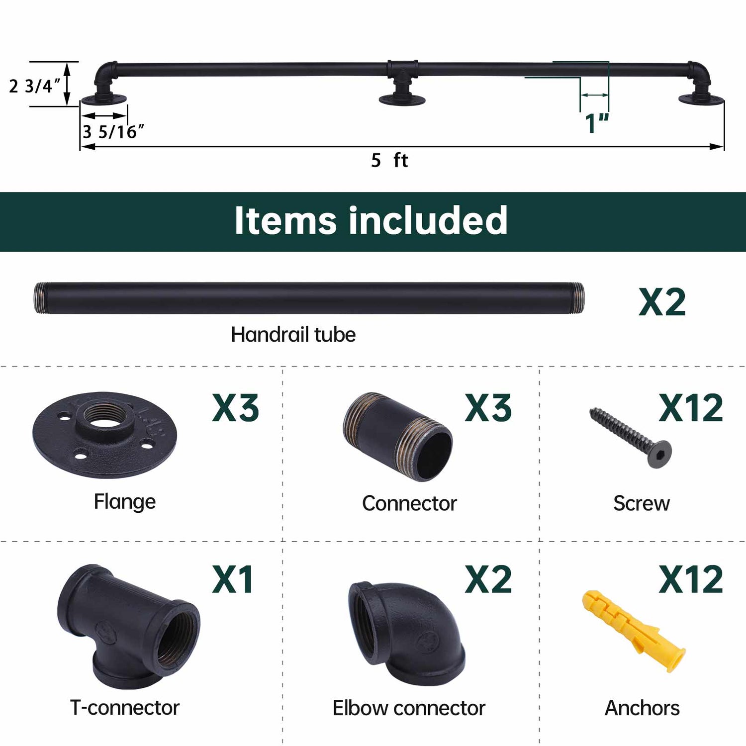 Pipe handrails | Muzata
