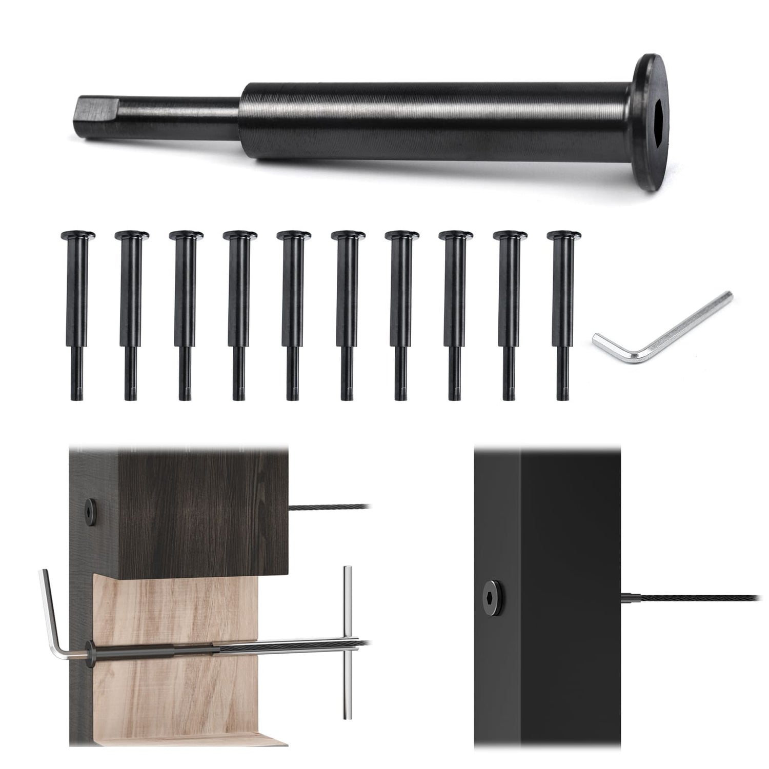 Terminals for metal posts | Muzata